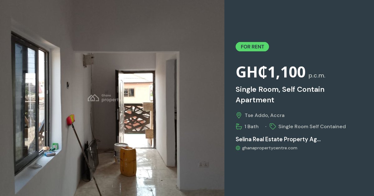 For Rent: Single Room, Self Contain Apartment, Tse Addo Roundabout, Tse ...