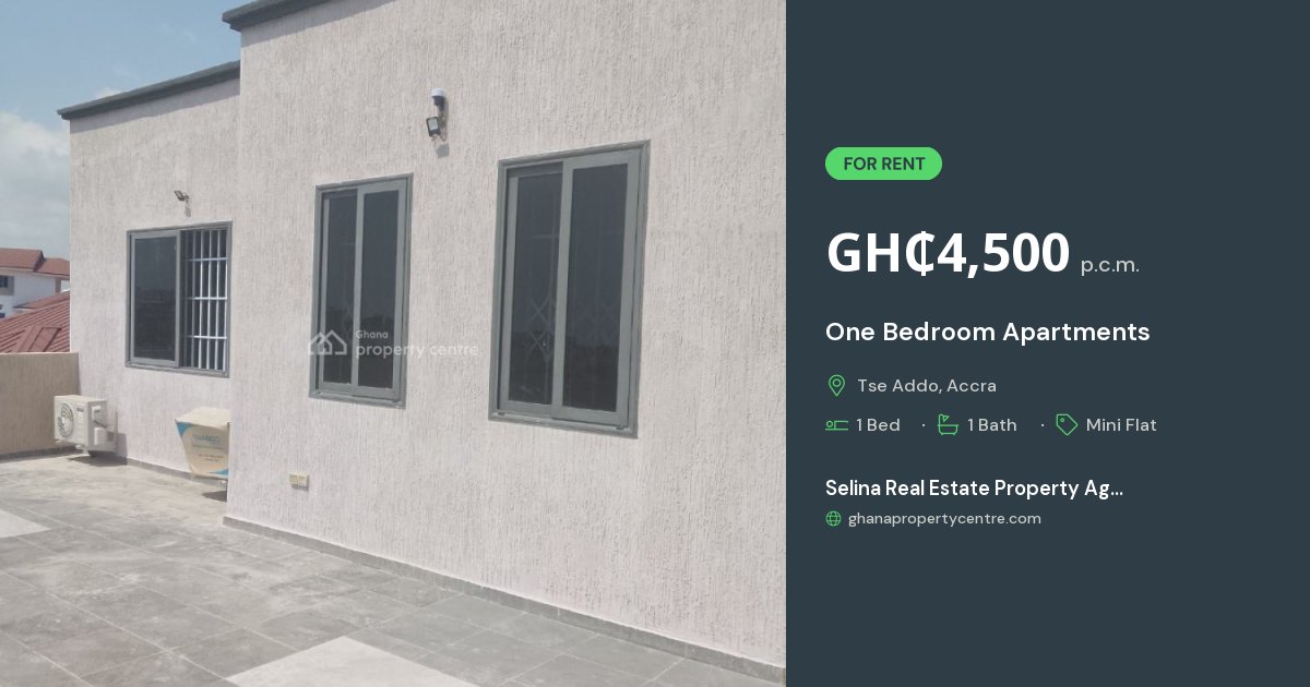 For Rent: One Bedroom Apartments, Tse Addo Goil Filling Station, Tse ...