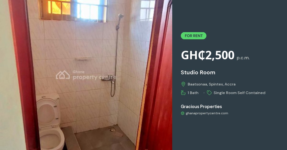 For Rent: Studio Room, Spintex, Baatsonaa, Spintex, Accra | 1 Baths ...