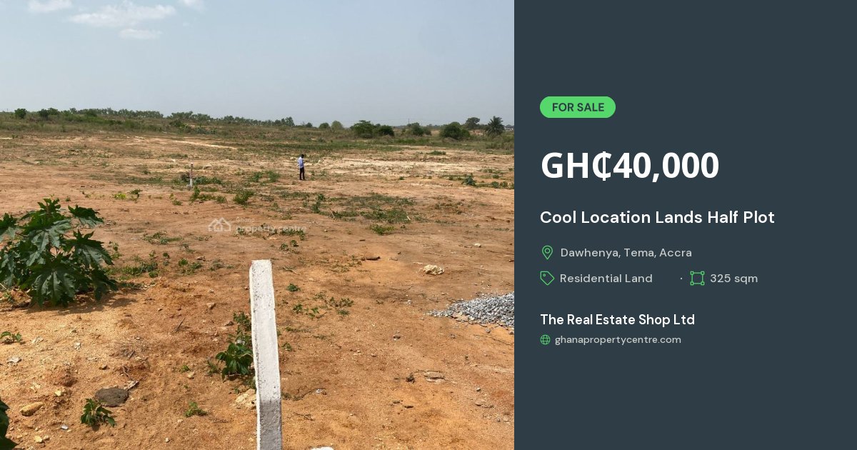 For Sale: Cool Location Lands Half Plot, Lapleku - Central University ...