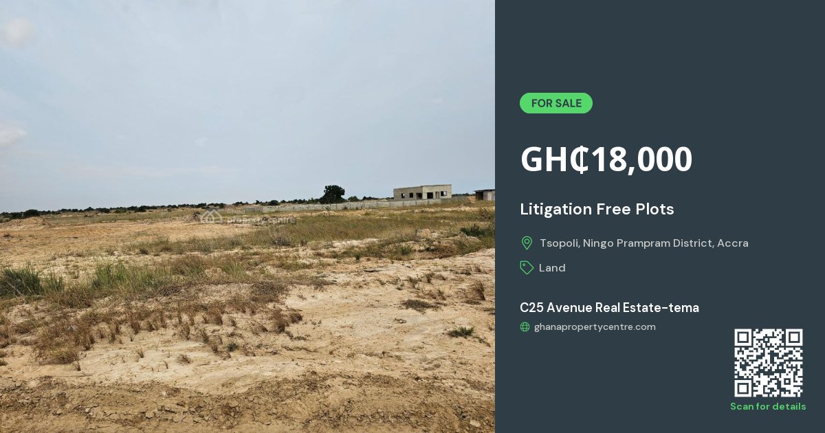 For Sale: Litigation Free Plots, Tsopoli, Ningo Prampram District ...